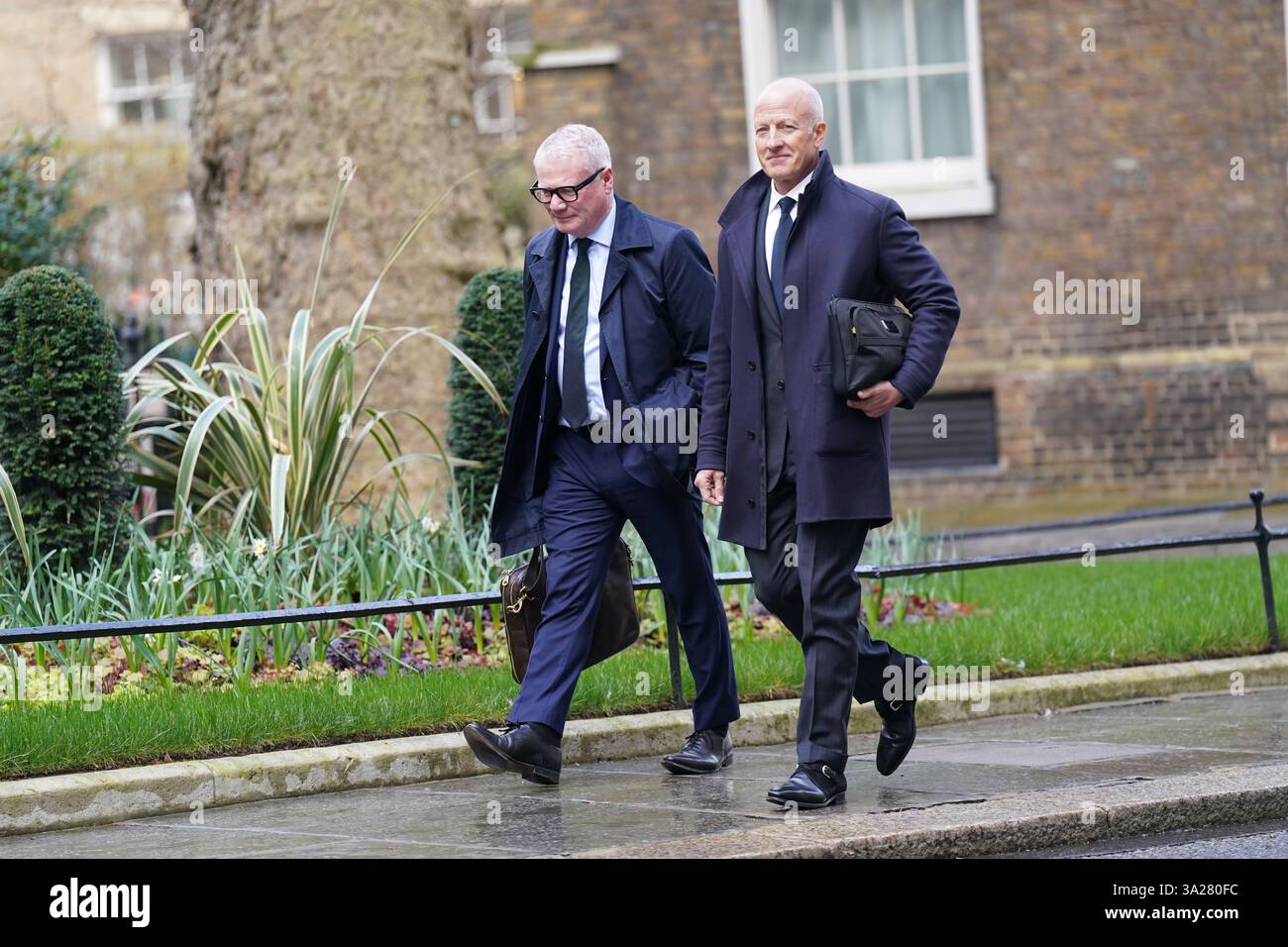Mayor of the West Midlands Richard Parker (left) and Chairman of Birmingham City Football Club ...