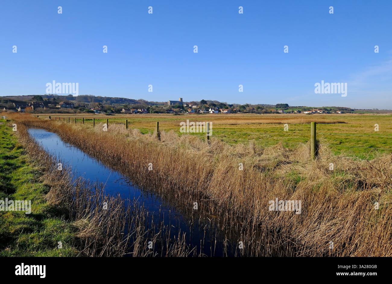 salthouse saltmarsh, north norfolk, england Stock Photo - Alamy