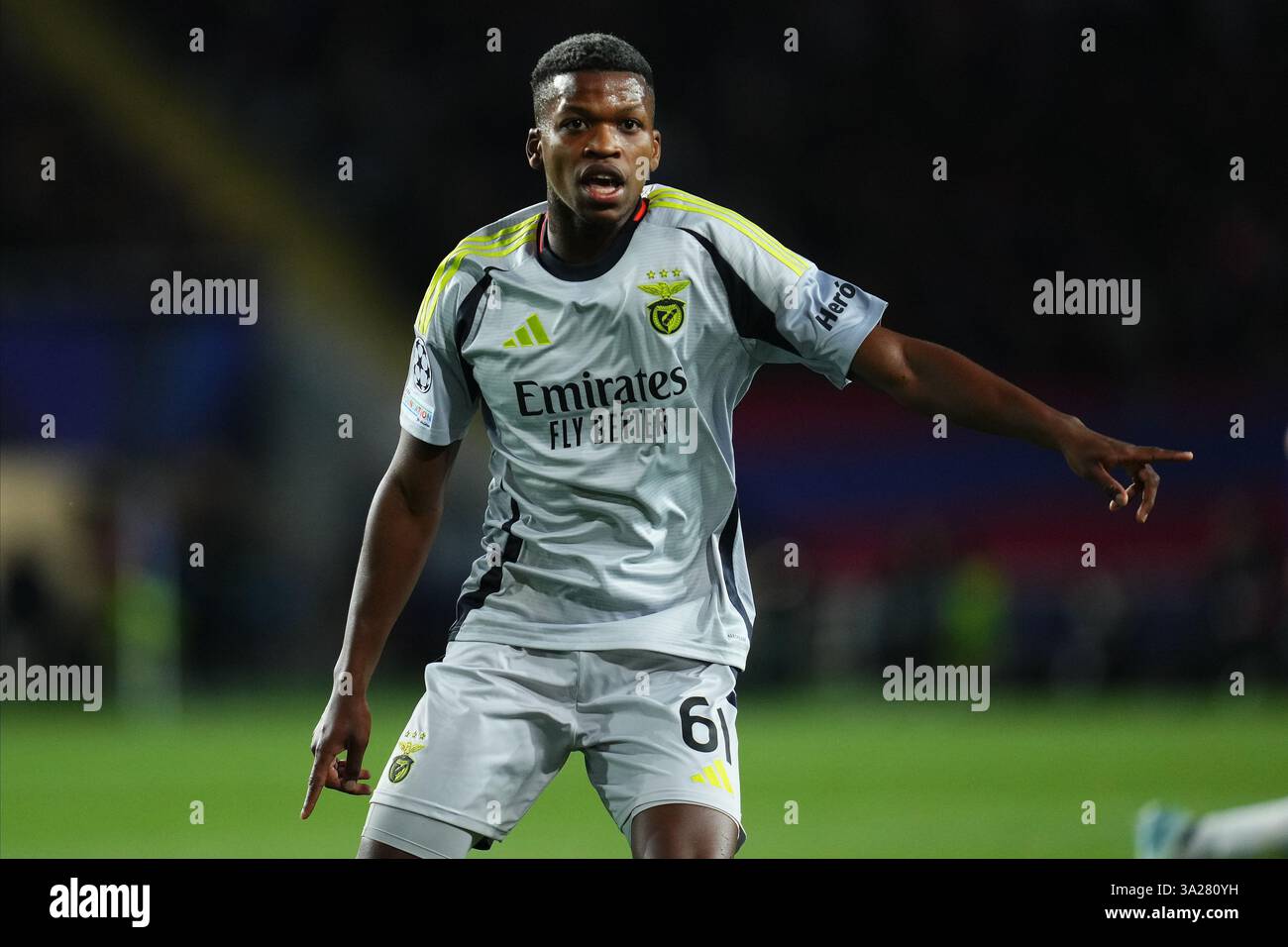 Barcelona, Spain. 12th Mar, 2025. Florentino Luis of SL Benfica during ...