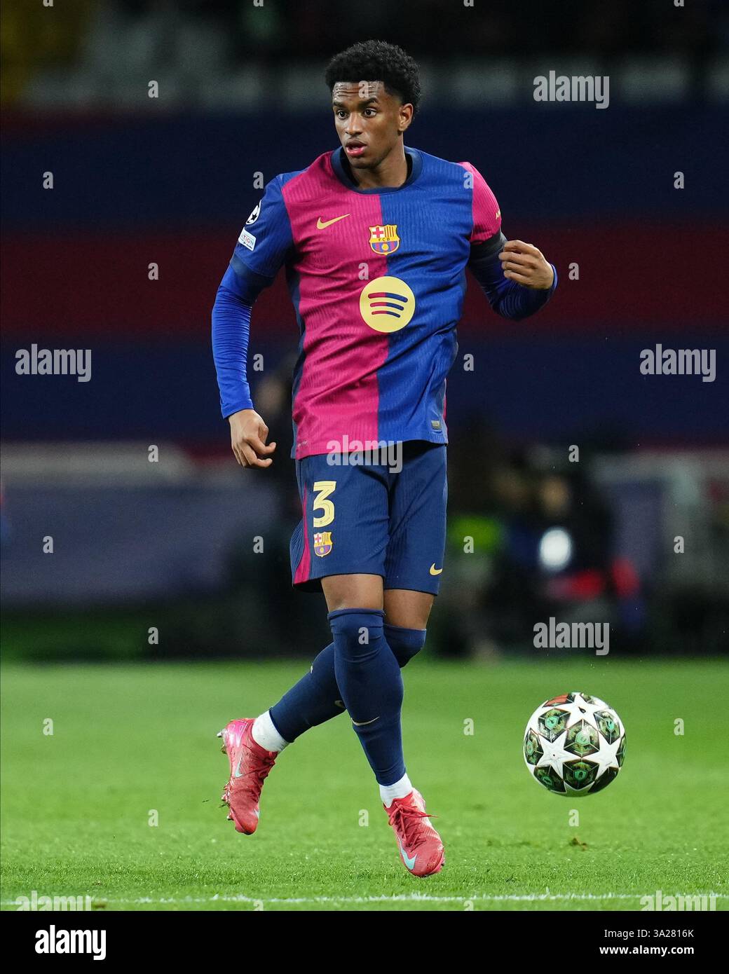 Alejandro Balde of FC Barcelona during the UEFA Champions League match ...