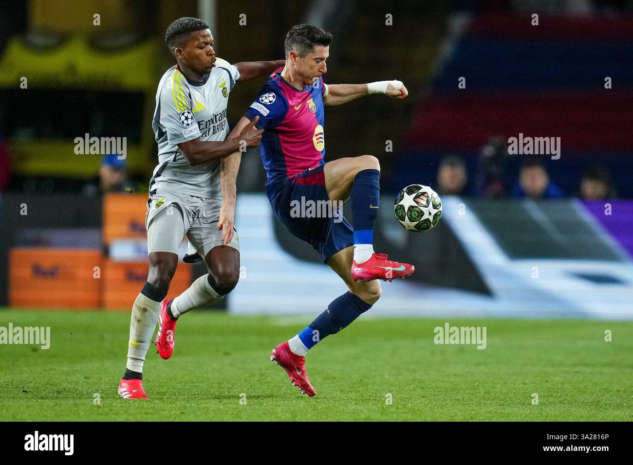 Barcelona, Spain. 12th Mar, 2025. Robert Lewandowski of FC Barcelona ...
