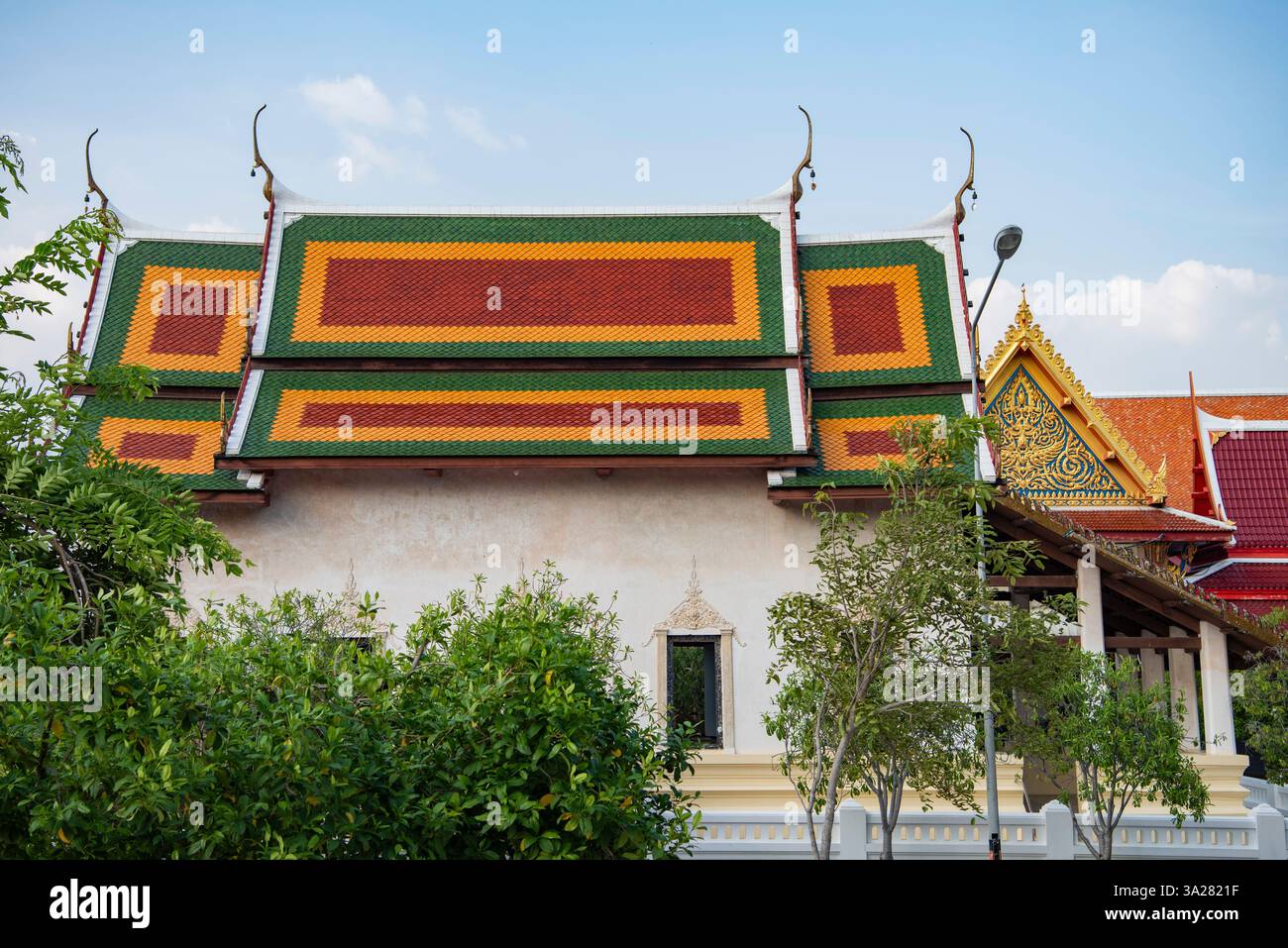 the Wat Pa Pradu in Rayong City in the Province of Rayong in Thailand ...