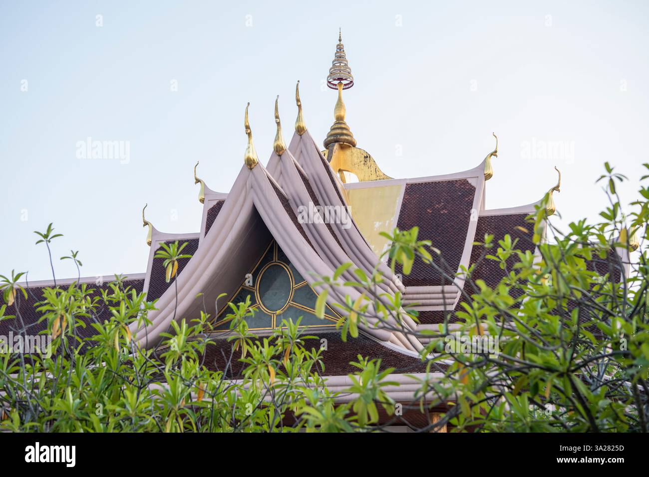 the Wat Pa Pradu in Rayong City in the Province of Rayong in Thailand ...