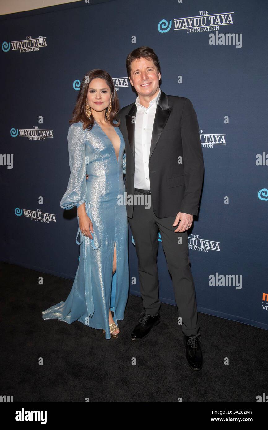 New York, United States. 11th Mar, 2025. Joshua Bell and Larissa ...