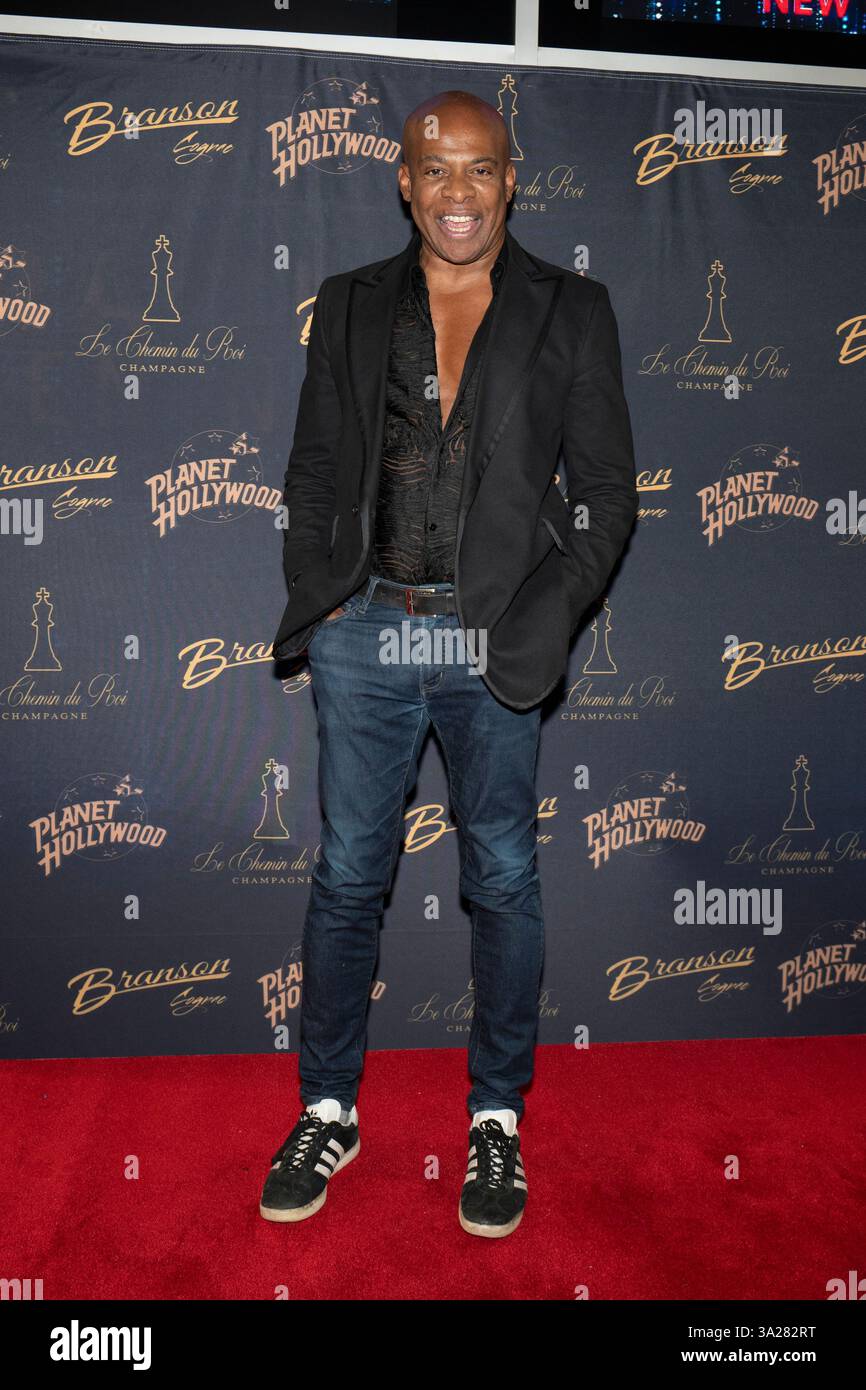 Frederick Anderson attends the Planet Hollywood Grand Opening Party at ...