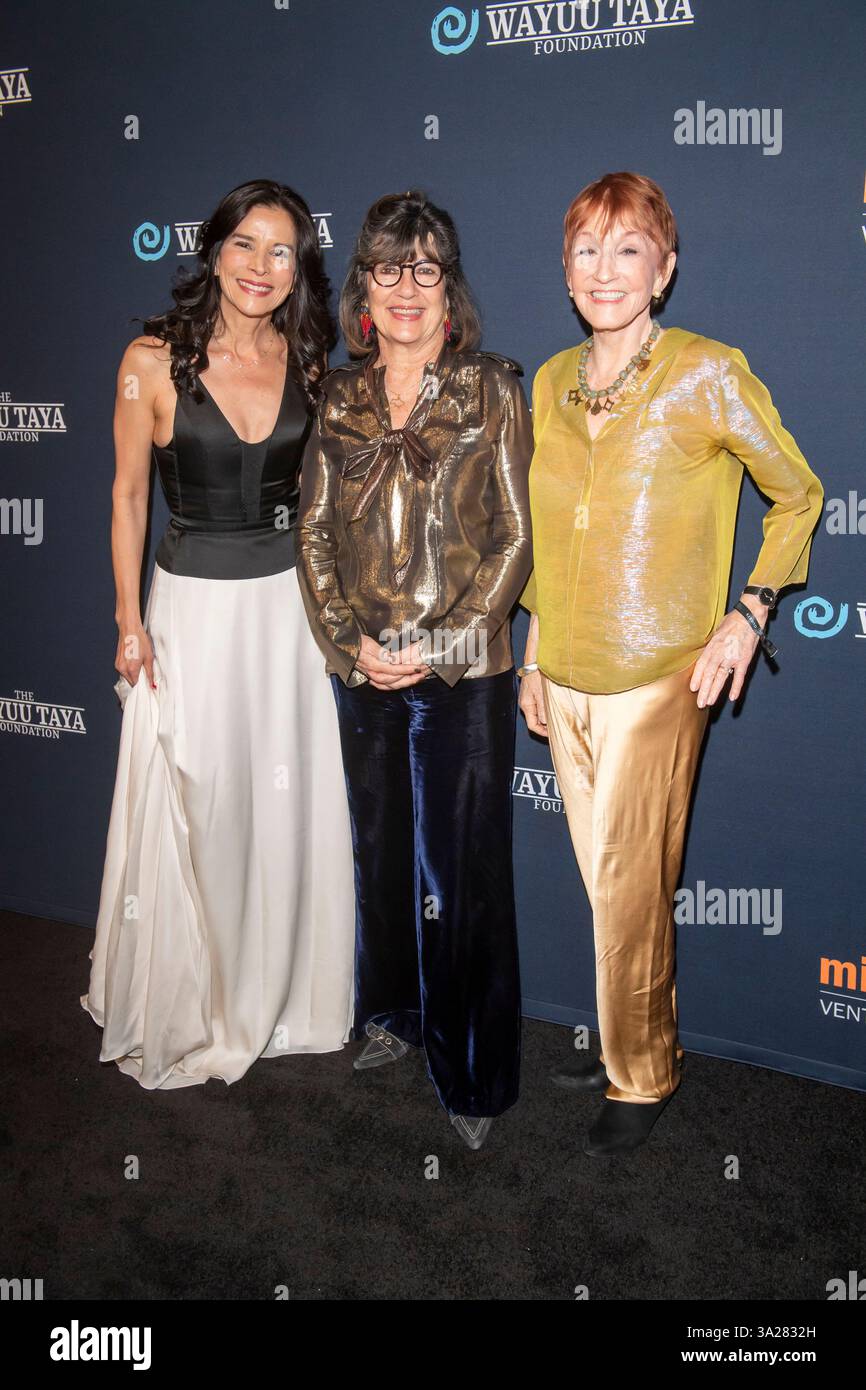 New York, United States. 11th Mar, 2025. Patricia Velasquez, Christiane ...