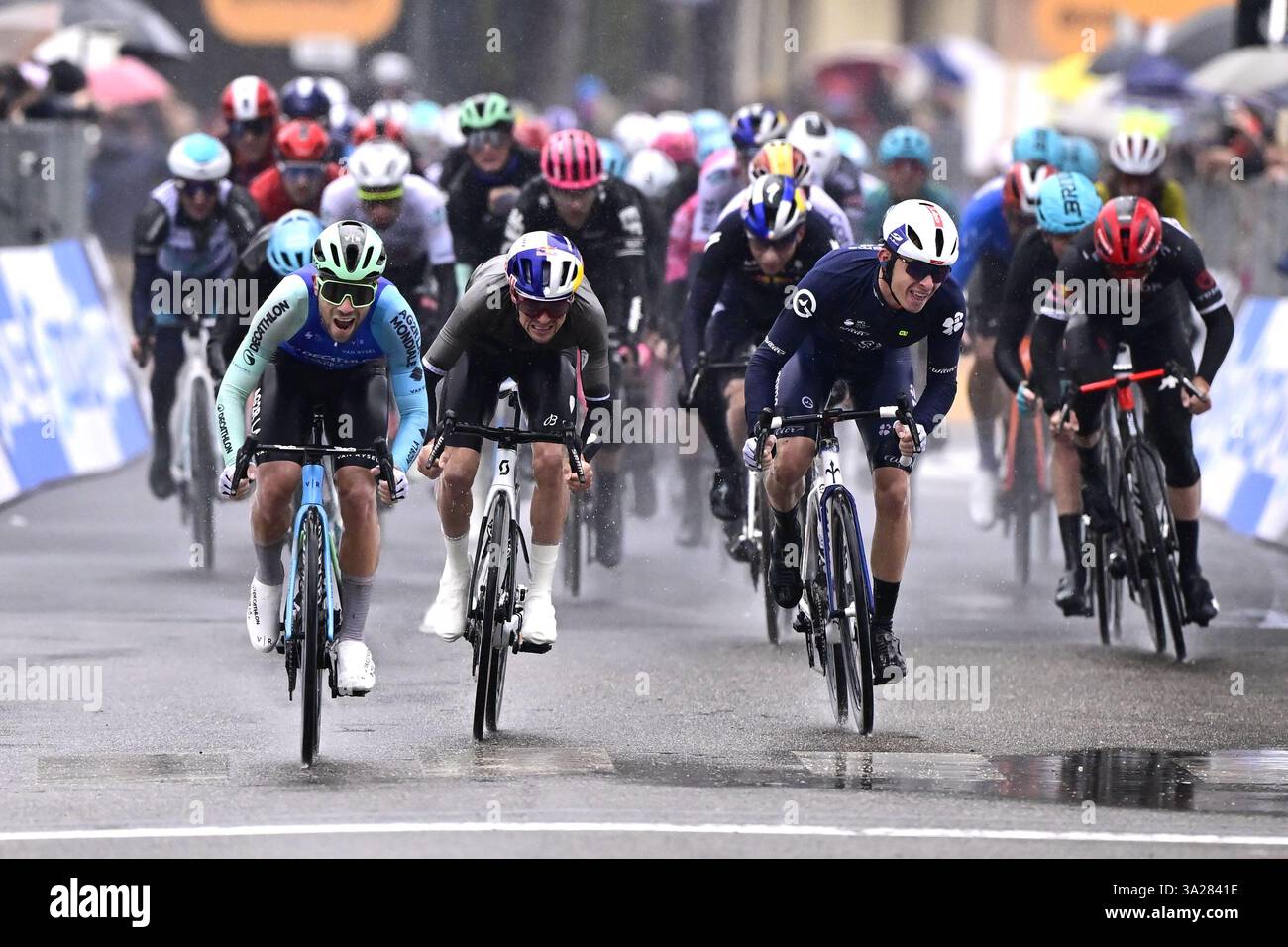 Foligno, Italy. 12th Mar, 2025. Italian Andrea Vendrame of Decathlon ...