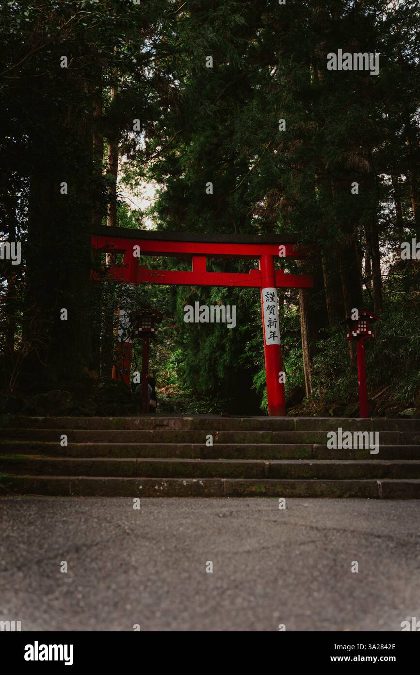 The famous Torii of Hakone Stock Photo - Alamy