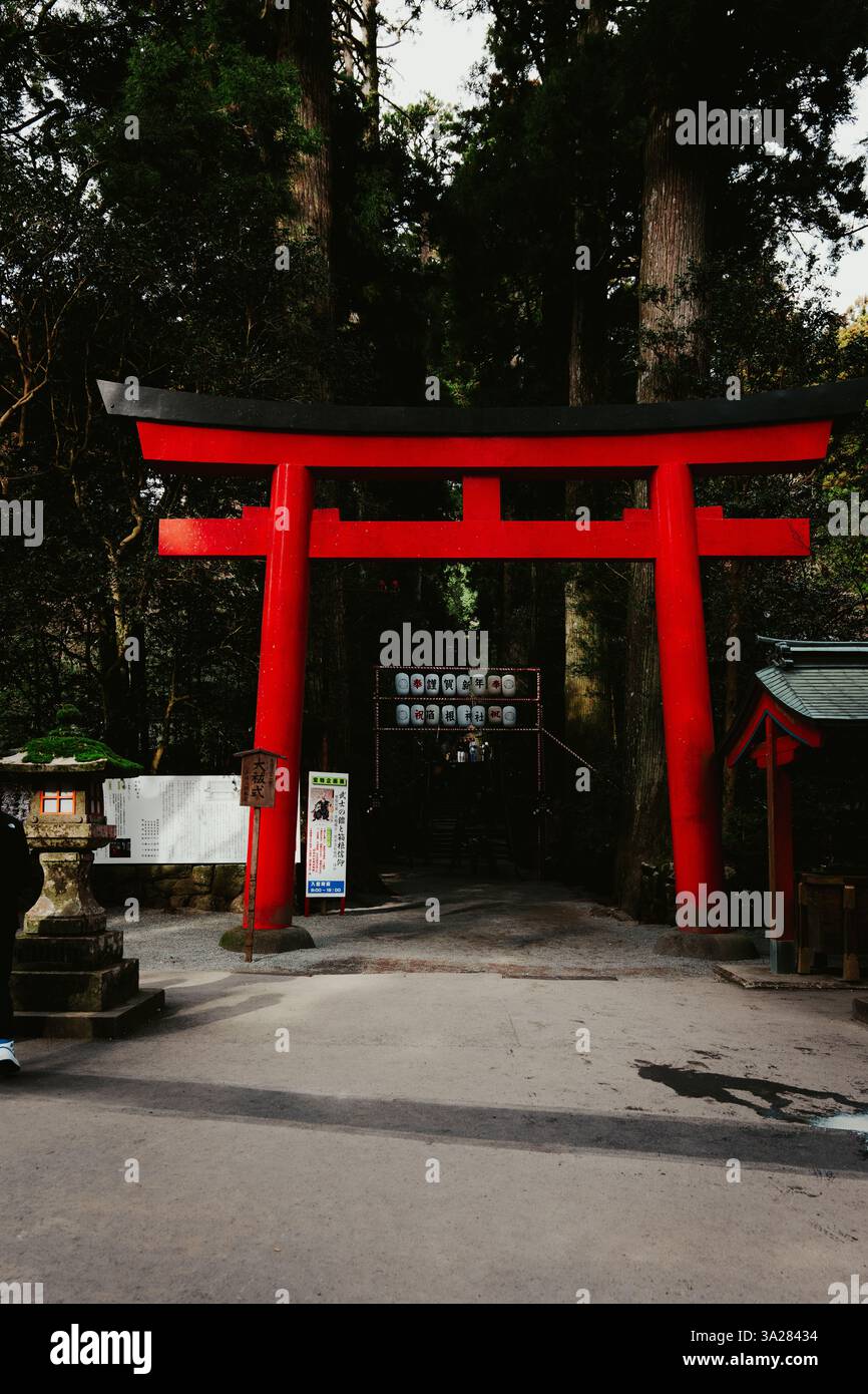 The famous Torii of Hakone Stock Photo - Alamy