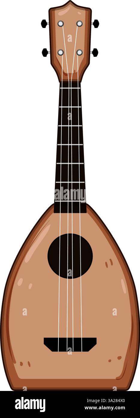 chords ukulele cartoon vector illustration Stock Vector Image & Art - Alamy