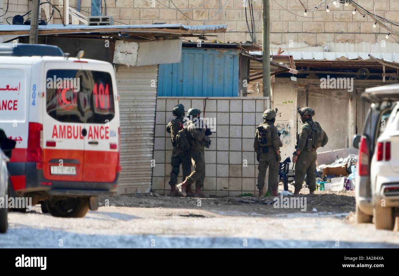 Israeli army demolishes homes in refugee camp in Jenin, Israel, March 8, 2025, continues ...