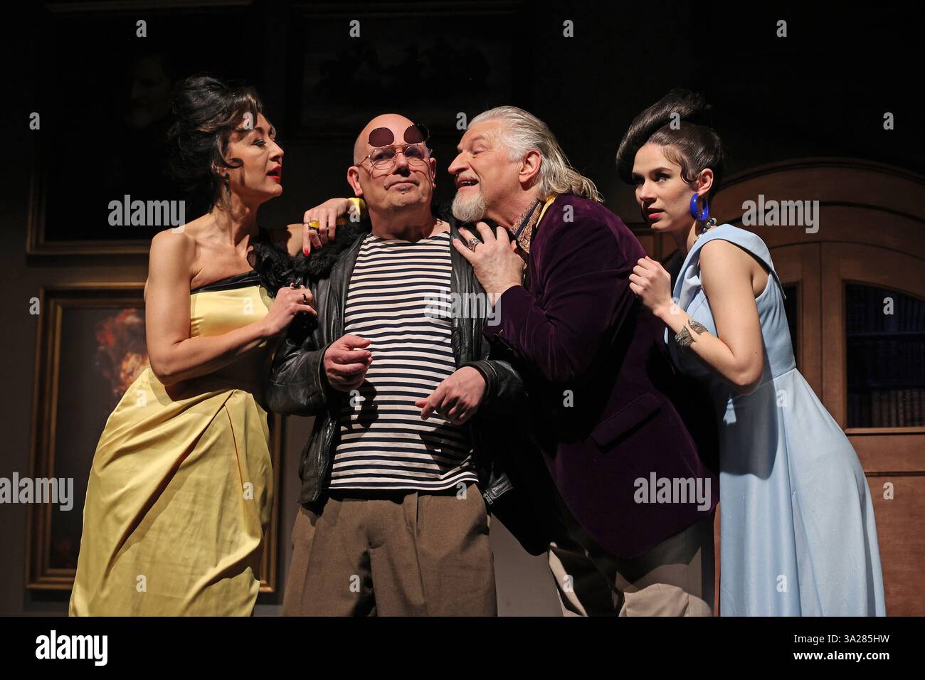 v.l. Krista Birkner, Oliver Nitsche, Frank Kessler und Helen Barke in ...