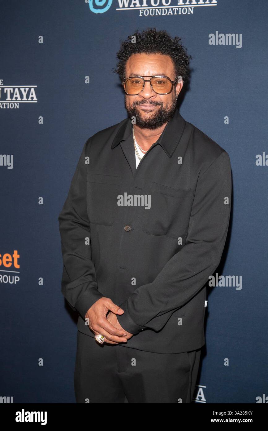 New York, United States. 11th Mar, 2025. Shaggy attends the 2025 Wayuu ...