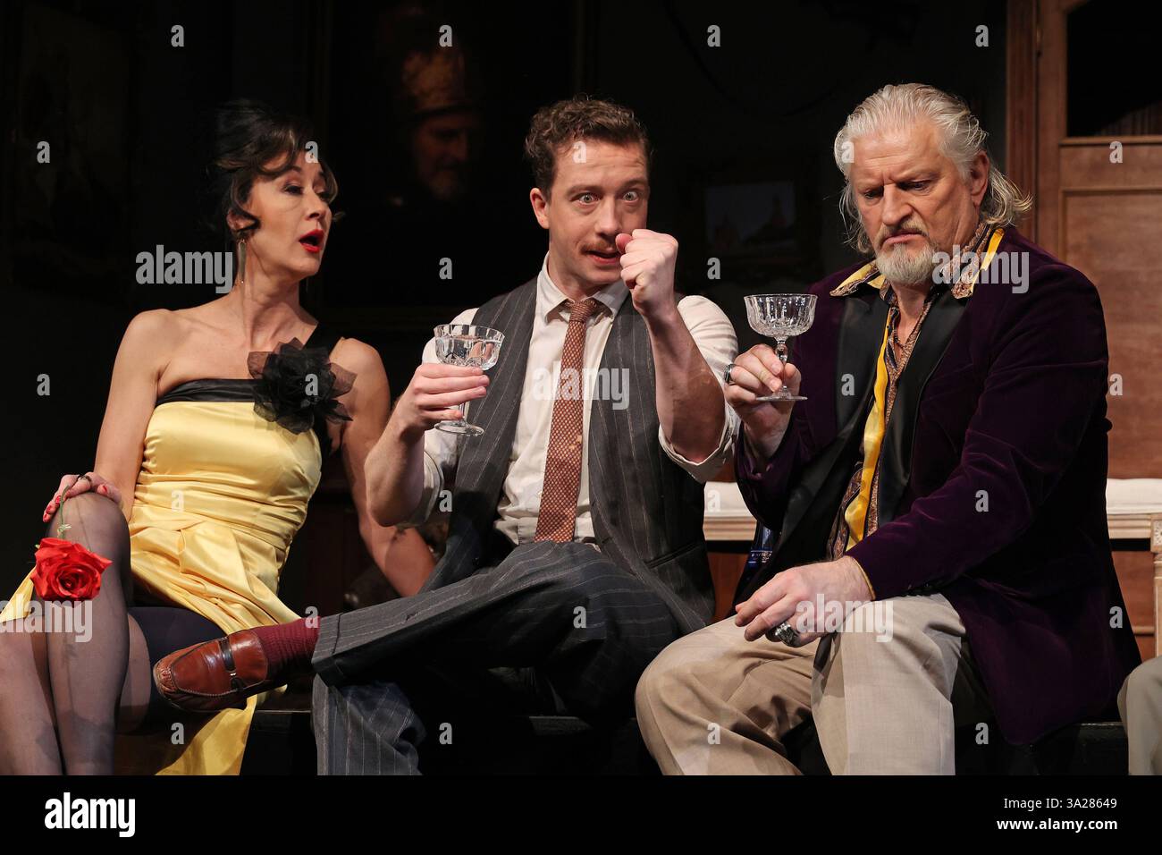 v.l. Krista Birkner, Lukas Benjamin Engel und Frank Kessler in der ...