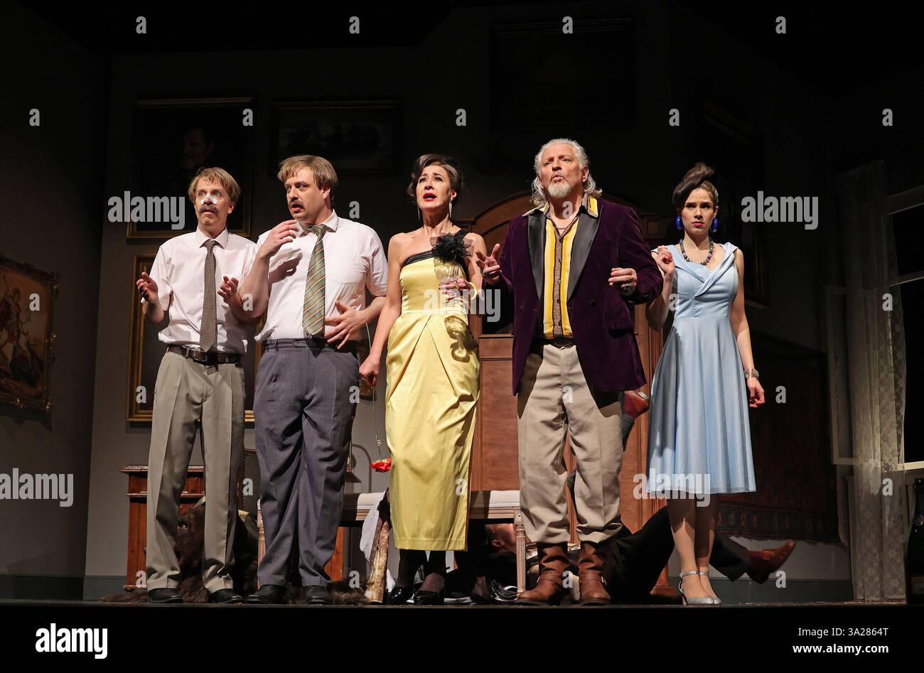 v.l. Oliver Seidel, Steffen Melies, Krista Birkner, Frank Kessler und ...