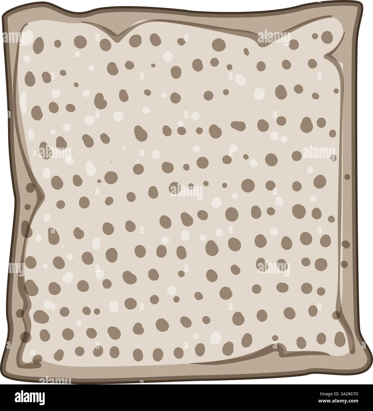 accent throw pillows cartoon vector illustration Stock Vector Image ...