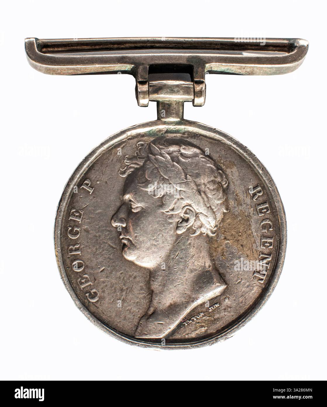 The Waterloo Medal presented to every British soldier who fought at ...