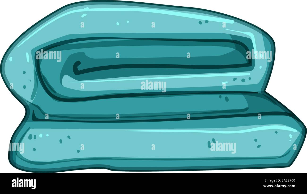 fleece throw blanket cartoon vector illustration Stock Vector Image ...