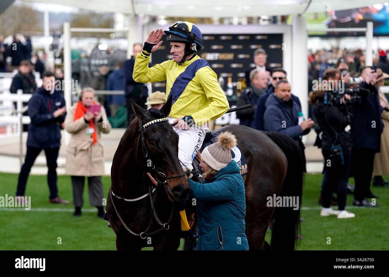 Jockey Sean Flanagan celebrates on Marine Nationale after winning the ...