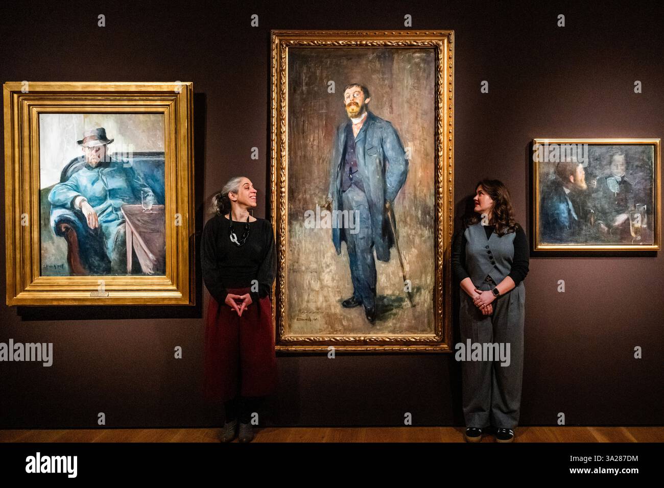 London, UK. 12th Mar, 2025. Karl Jensen-Hjel with Hans Jaeger, 1889 and ...