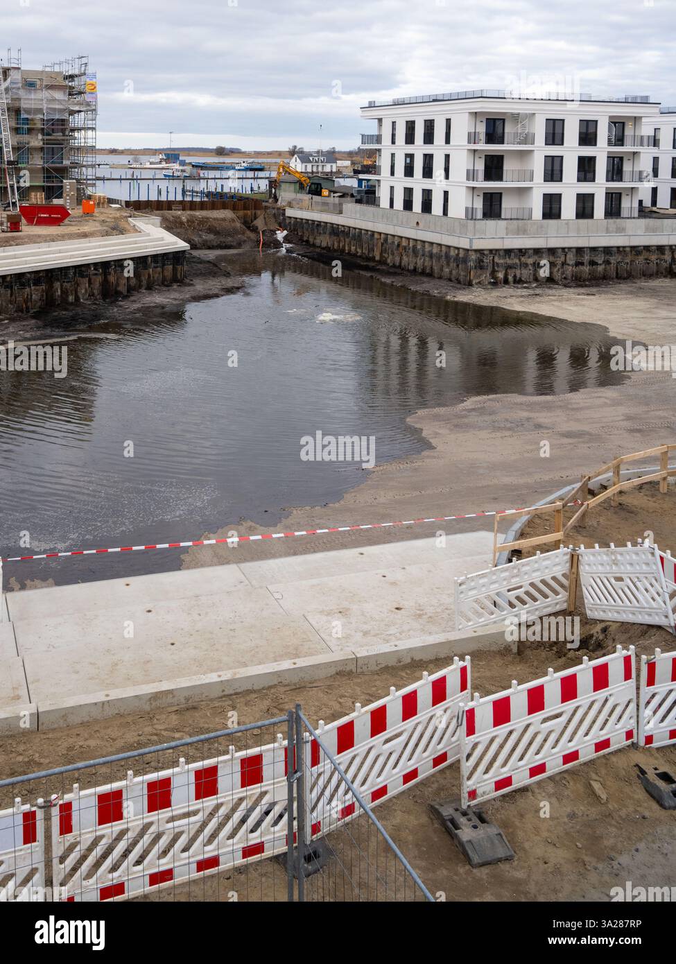 Barth, Germany. 12th Mar, 2025. The new marina in the district of ...