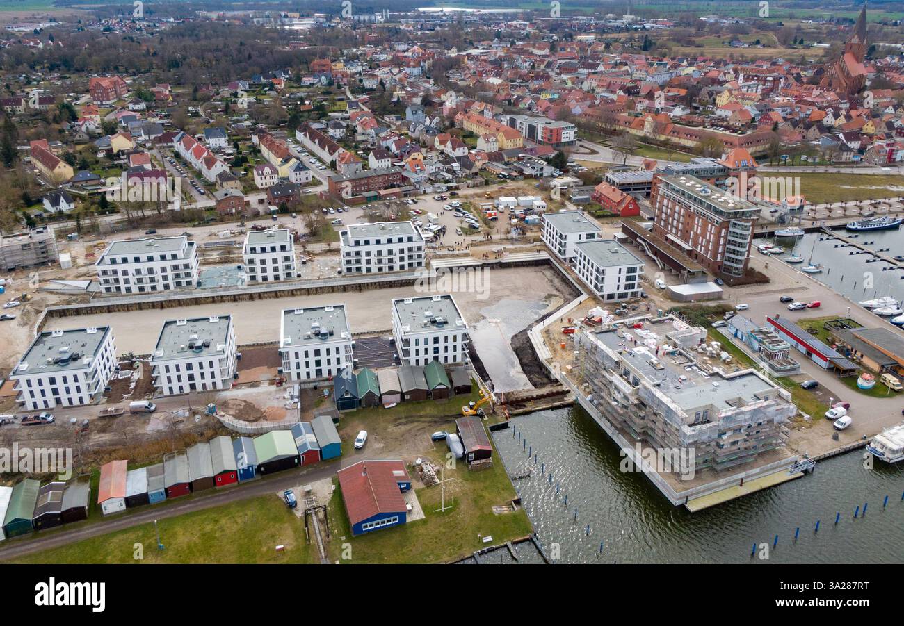 Barth, Germany. 12th Mar, 2025. The new marina in the district of ...