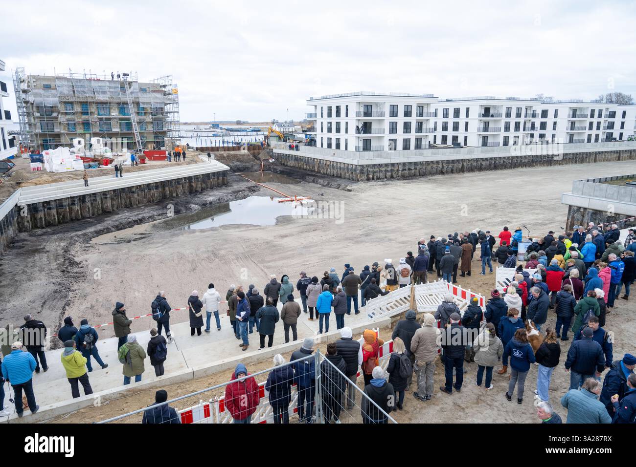 Barth, Germany. 12th Mar, 2025. The new marina in the district of ...