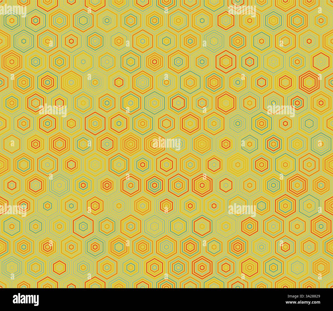Honeycomb mosaic hexagons background. Simple stacked hexagons. Hexagon ...