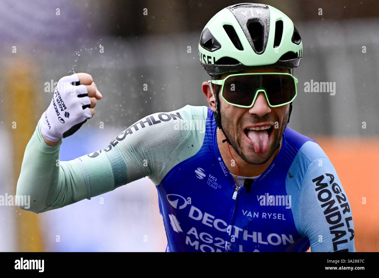 Foligno, Italy. 12th Mar, 2025. Italian Andrea Vendrame of Decathlon ...