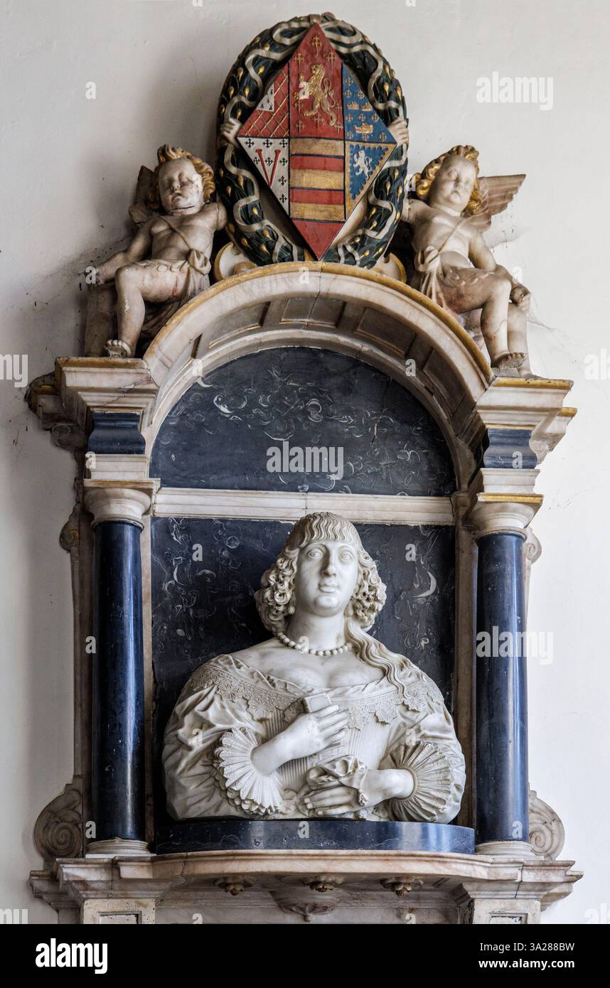 Monument to Penelope Noel, St James church, Chipping Campden, Cotswolds ...