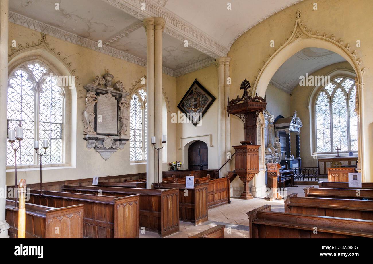 St Mary Magdalene church, Croome, Worcestershire, England, UK Stock ...