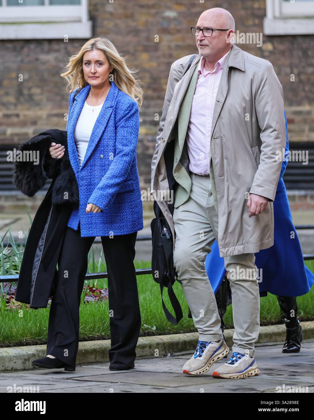 London, UK. 12th March 2025. Katie Amess (front, in blue blazer), Sir ...