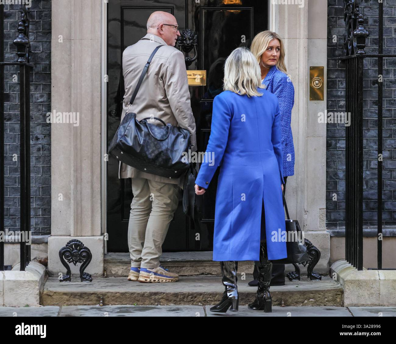 London, UK. 12th March 2025. Katie Amess (front, in blue blazer), Sir ...