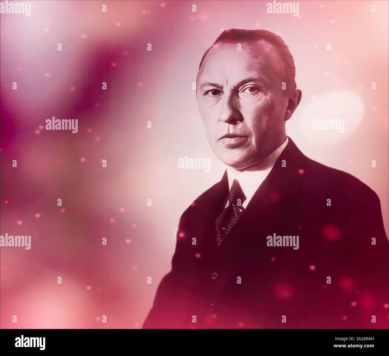Portrait of Konrad Adenauer as a young man, 1876-1967, mayor of Cologne ...