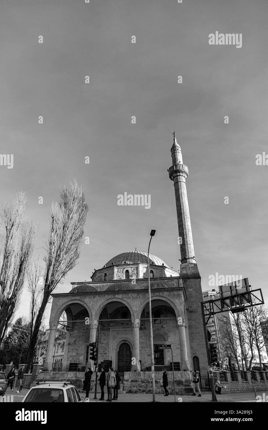 Pristina, Kosovo - FEB 5, 2024: The Carshi Mosque, also known as the ...