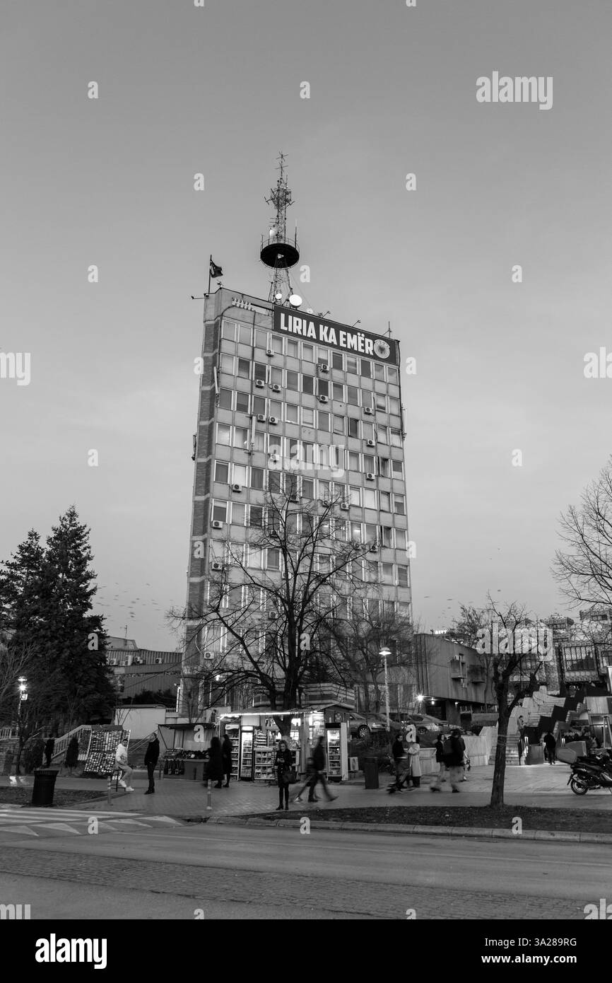 Kosovo Government Building Black And White Stock Photos Images Alamy