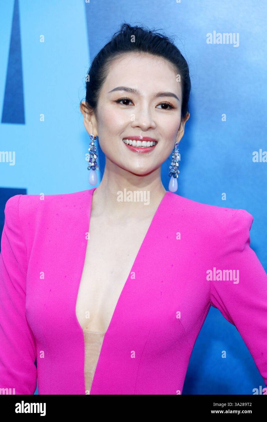 Zhang Ziyi at the Los Angeles premiere of 'Godzilla: King Of The ...
