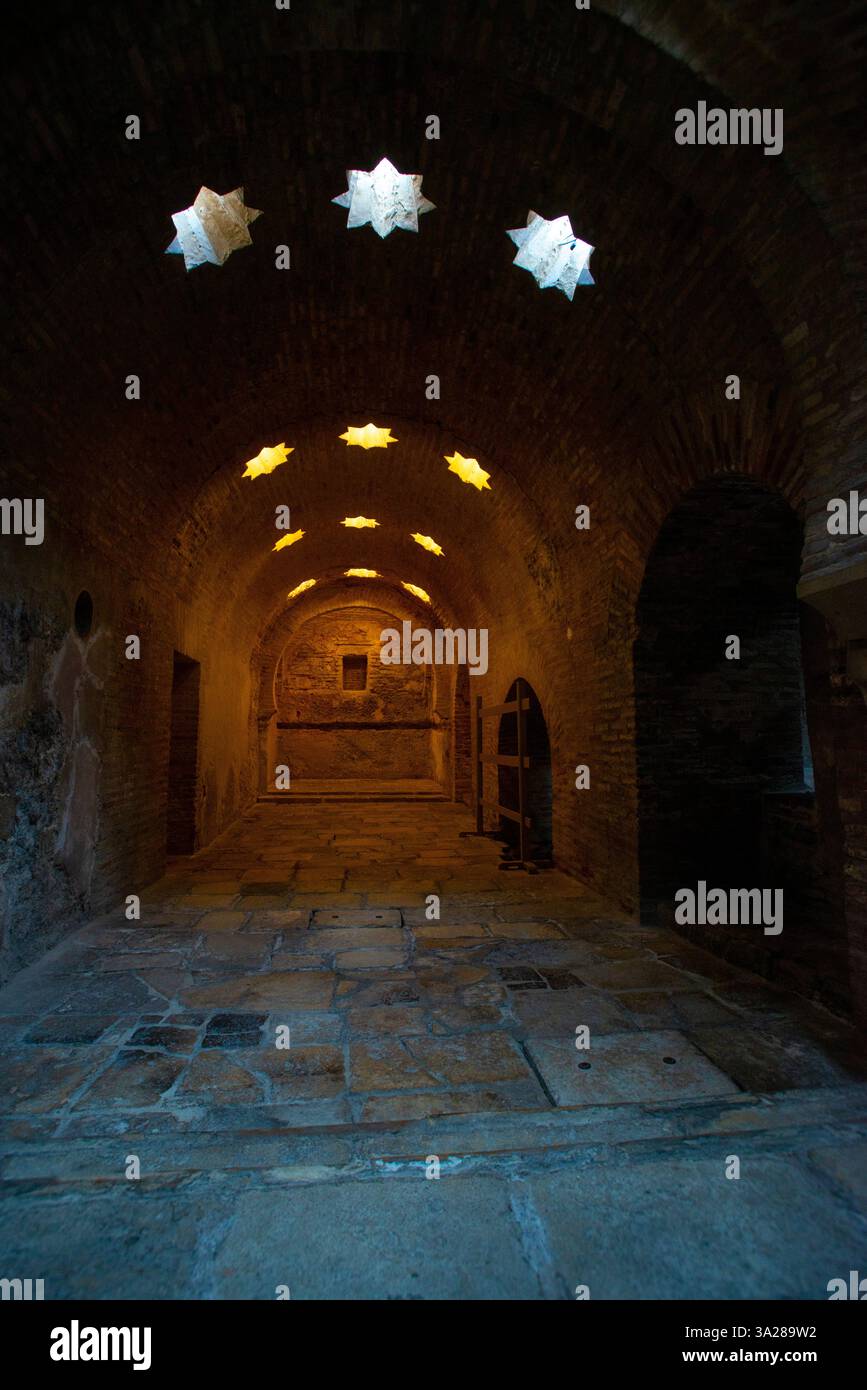 Cold rooms at the Arab Baths Cultural Center of Jaén Stock Photo - Alamy