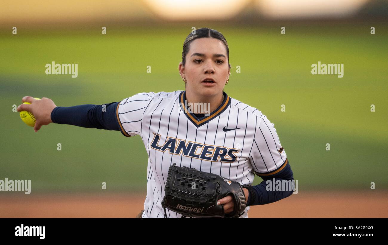 California Baptist relief pitcher Morgan McConnell (31) delivers a ...