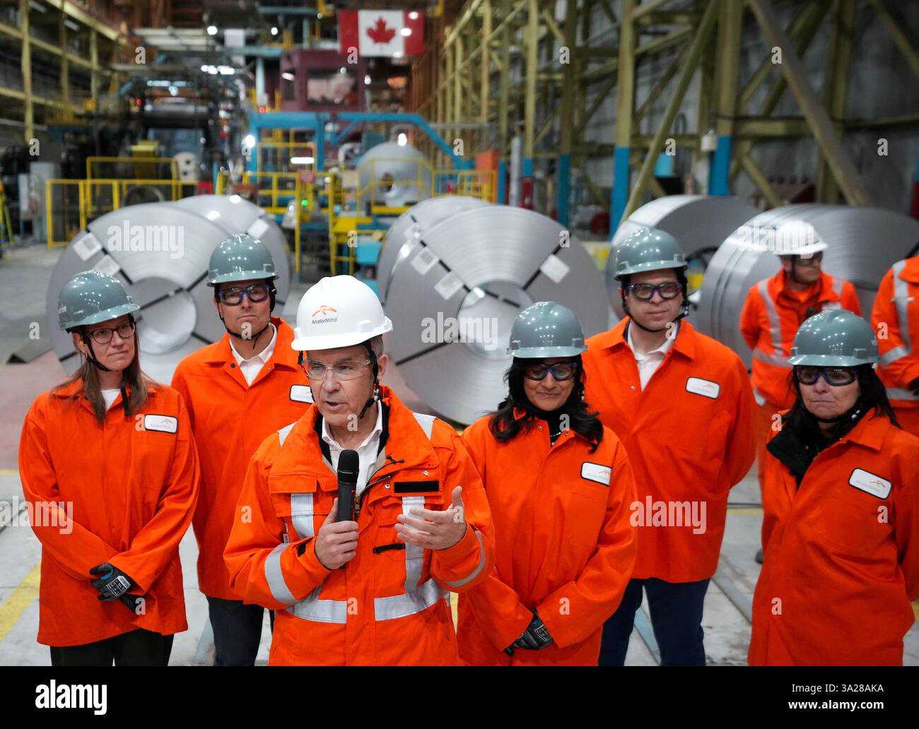 Hamilton, Canada. 12th Mar, 2025. Canadian Prime Minister designate ...