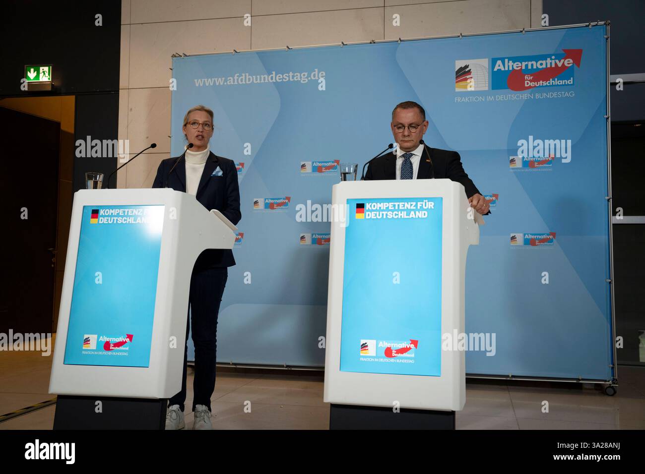 AfD, Alice Weidel, Tino Chrupalla Bundestag, Bundestagsfraktion, AfD ...