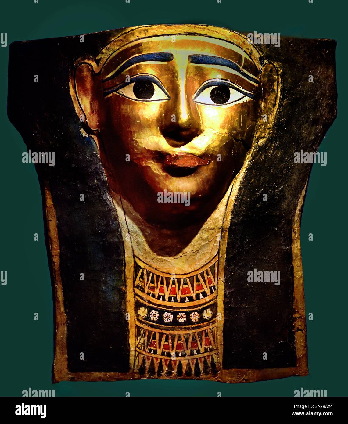 Parts of a set of cartonnage mummy trappings, Gamhud, Egypt, 2nd-1st ...