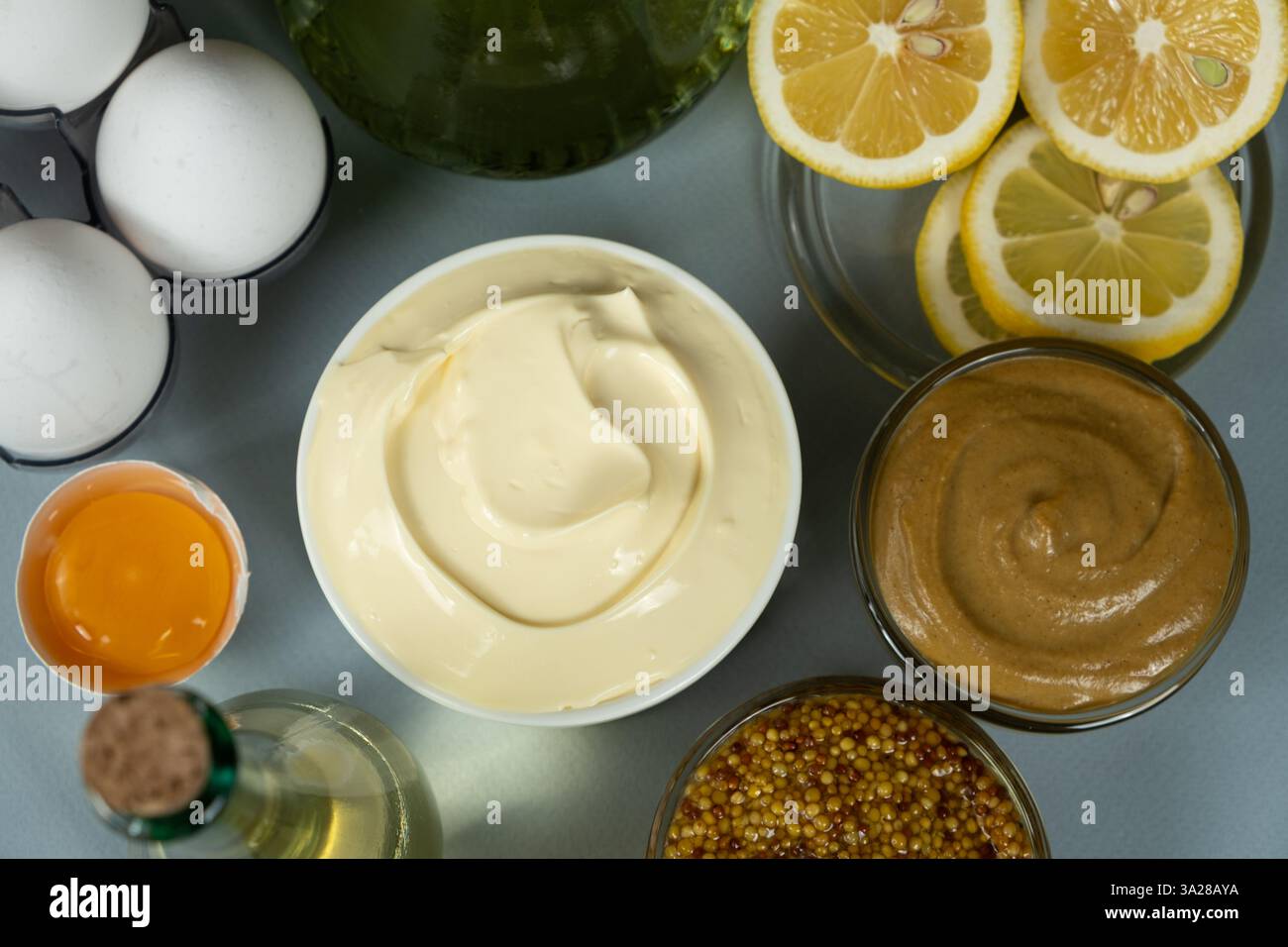 Classic white mayonnaise popular condiment hi-res stock photography and ...
