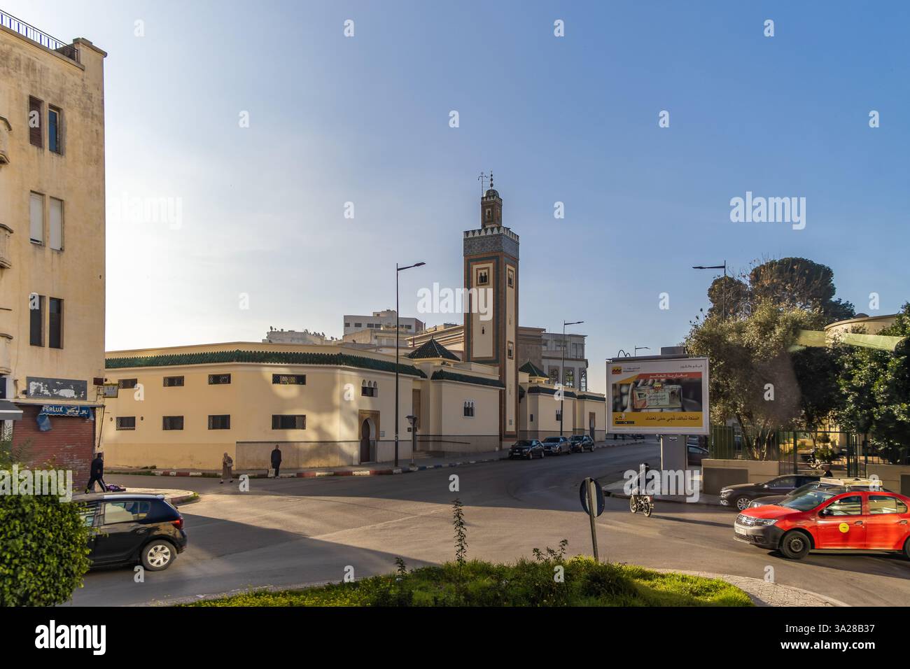 The Tunisia Mosque (Masjid Tunis) in the Ville Nouvelle of Fes. Located ...