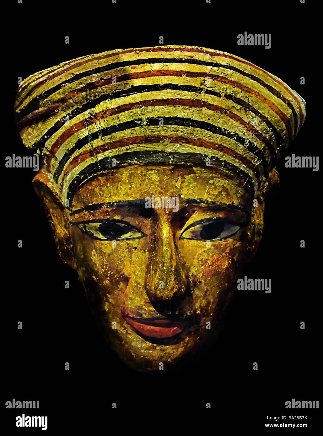 Coffin Mask, the second half of Ist millennium B.C, Egypt, ( tomb ...