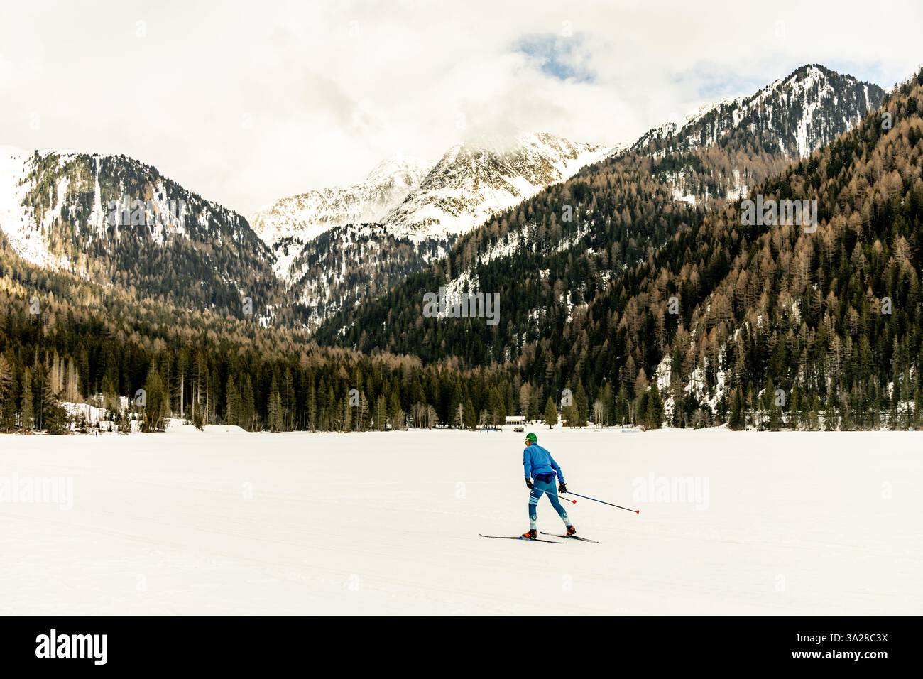 Hike up the Staller Sattel to the Austrian border near Antholz in the ...