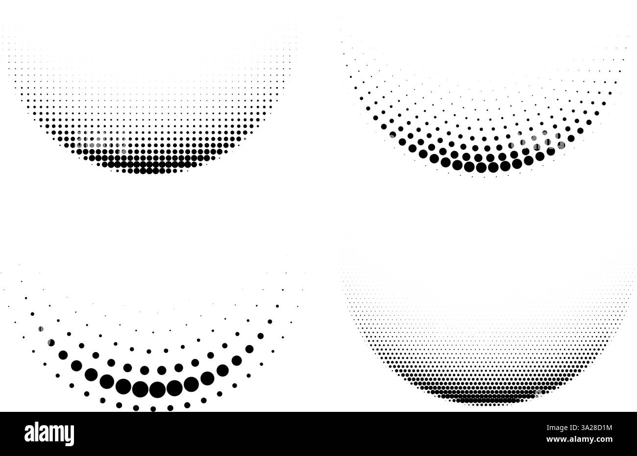 design elements. Halftone dotted frames set. Vector illustration Stock ...