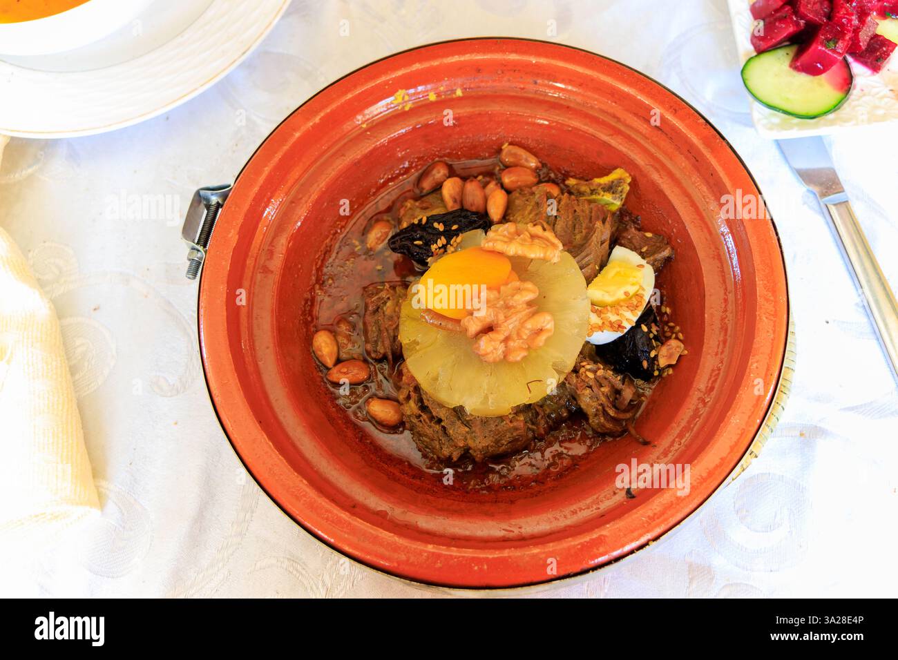 Camel Tagine in a Morocco Cuisine Restaurant Stock Photo - Alamy
