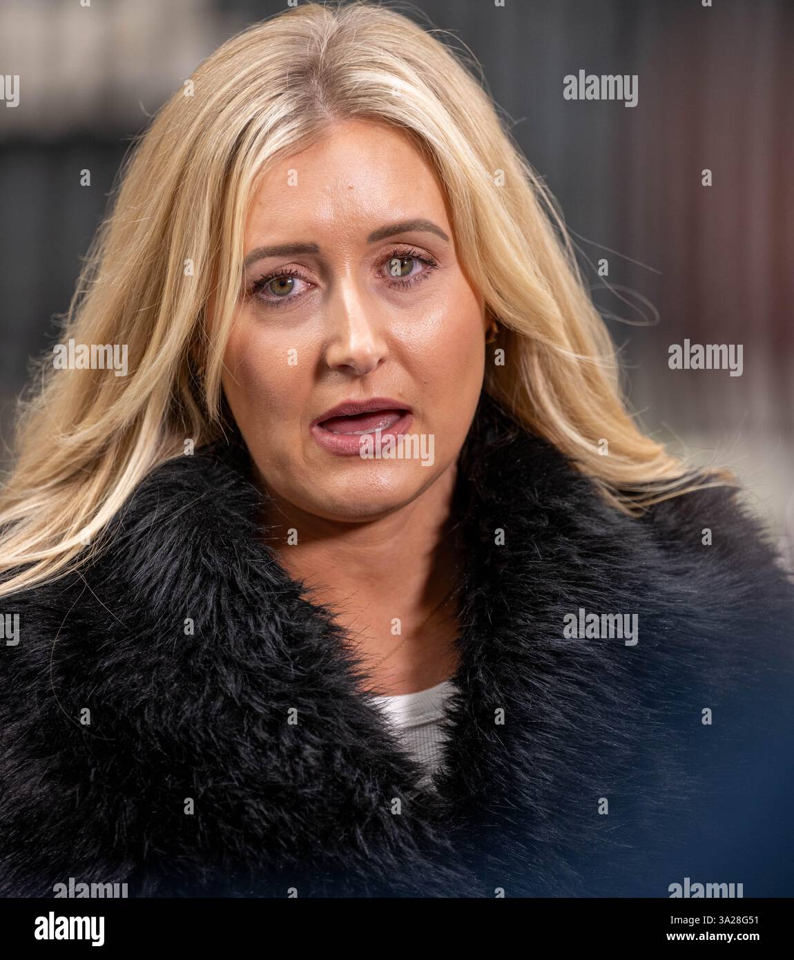 London, UK. 12th Mar, 2024. Katie Amess in Downing Street meeting with ...