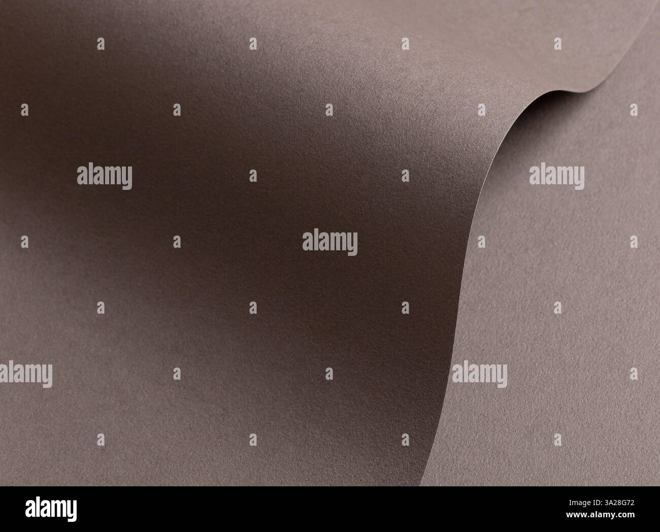 Mocha mousse paper background with a matte, grainy texture and curved ...